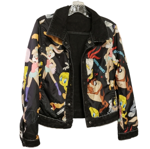 Members Only | Jackets & Coats | Members Only Looney Tunes Denim Jacket | Poshmark